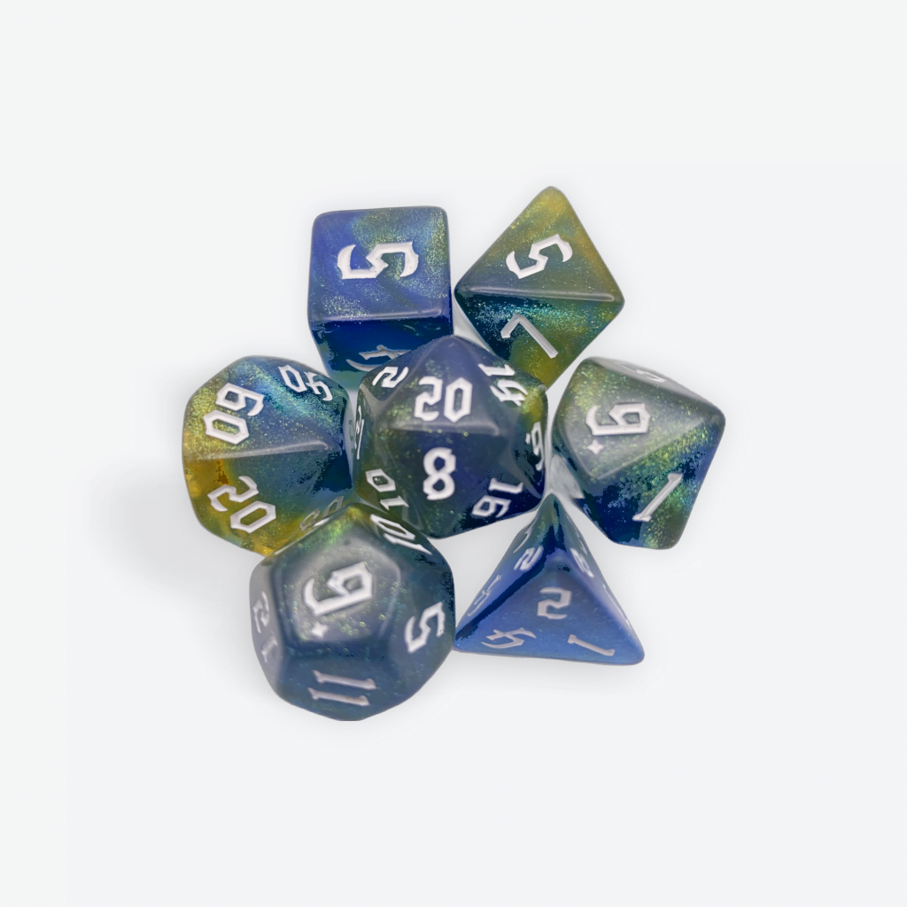 Mystery Multi-Color Arcane Glitter Dice Sets – Dice Druid – TTRPG Dice ...